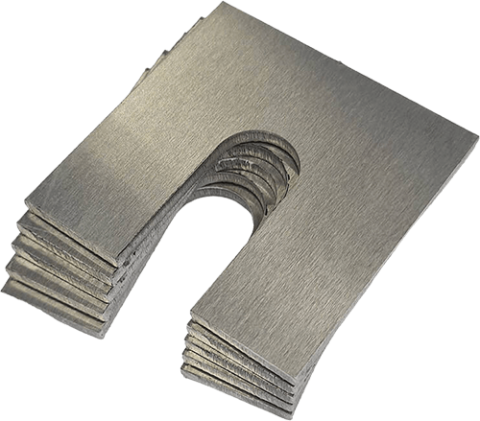 Aluminium Horseshoe Shims - Metal Parts Direct