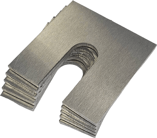 Aluminium Horseshoe Shims - Metal Parts Direct