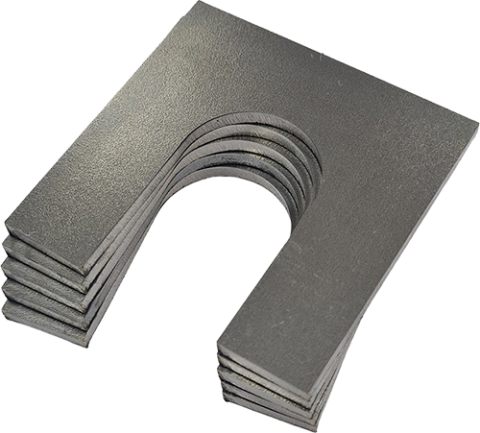 Metal Horseshoe Shims - Metal Parts Direct